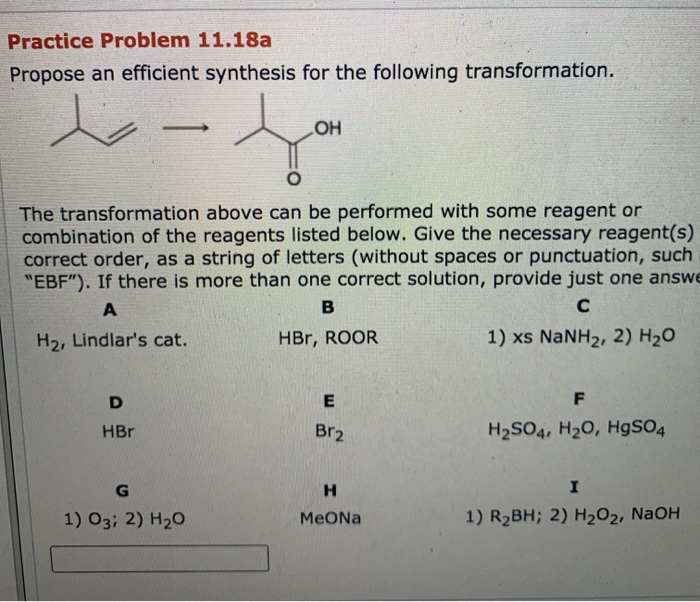 Practice Problem 11.18a Propose an efficient | Chegg.com
