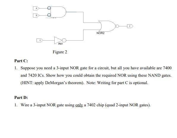 Solved Review NOR gates (universal gates); Build digital | Chegg.com