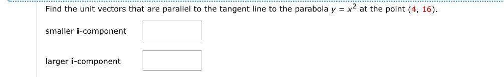 Solved Find the unit vectors that are parallel to the | Chegg.com