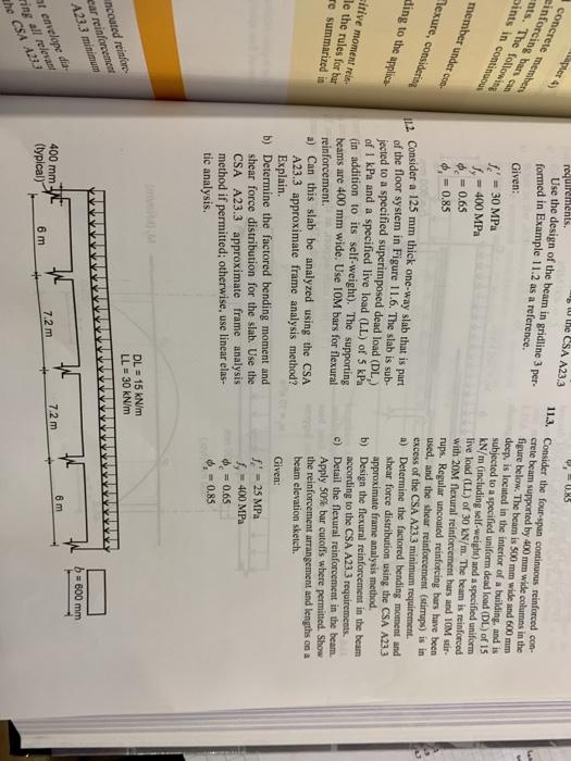 Solved Consider the four-span continuous reinforced con- | Chegg.com
