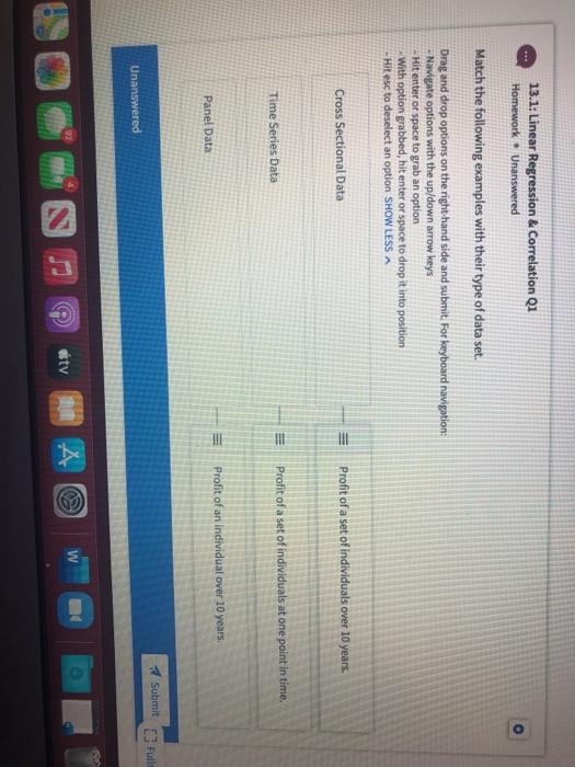 Solved 13.1: Linear Regression & Correlation Q1 Homework. | Chegg.com