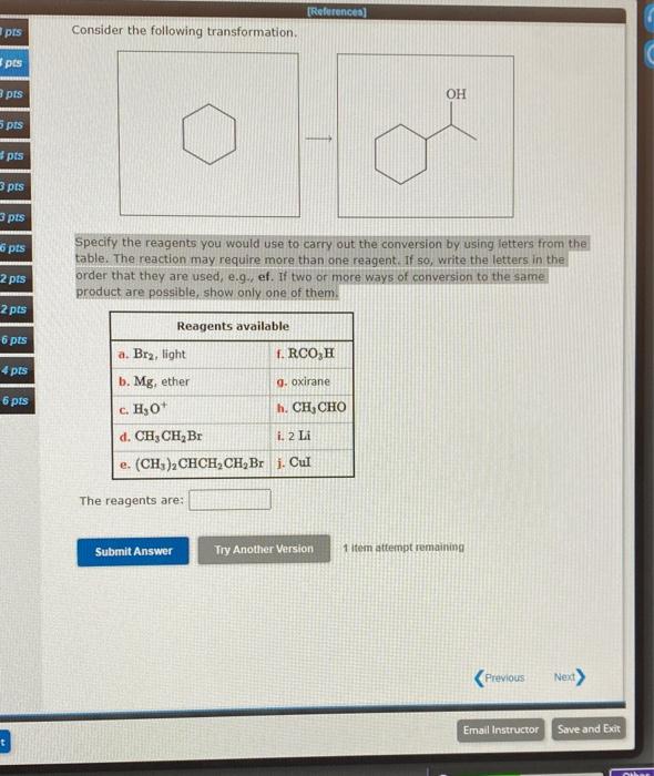 Solved Consider the following transformation. Specify the | Chegg.com