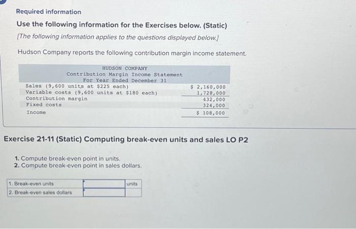 Solved Required information Use the following information | Chegg.com