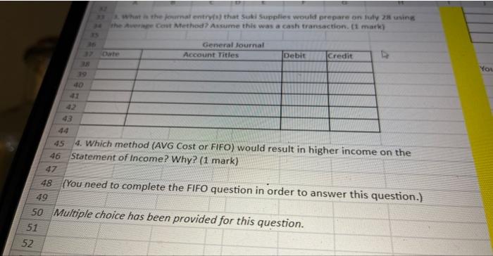 Solved Suki Supplies toses a perpetual imentory system. | Chegg.com