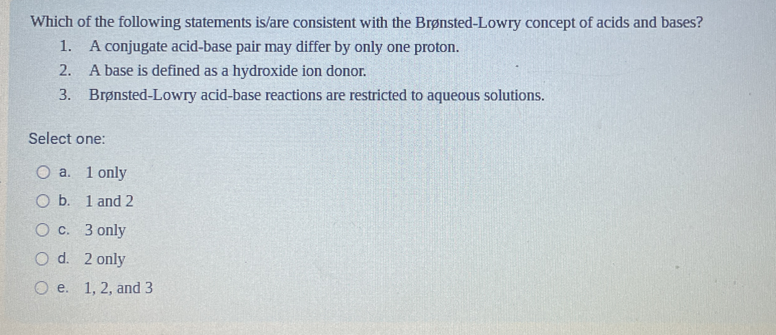 Solved Which of the following statements is/are consistent | Chegg.com