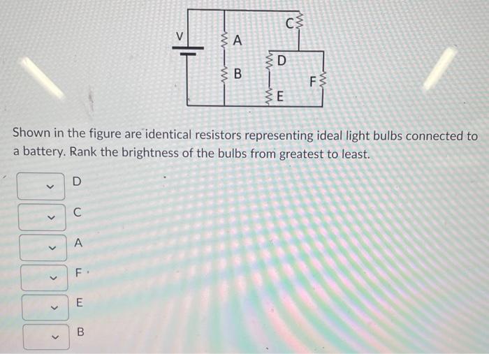 Solved Shown in the figure are identical resistors | Chegg.com