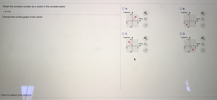 Solved Graph the complex number as a vector in the complex | Chegg.com
