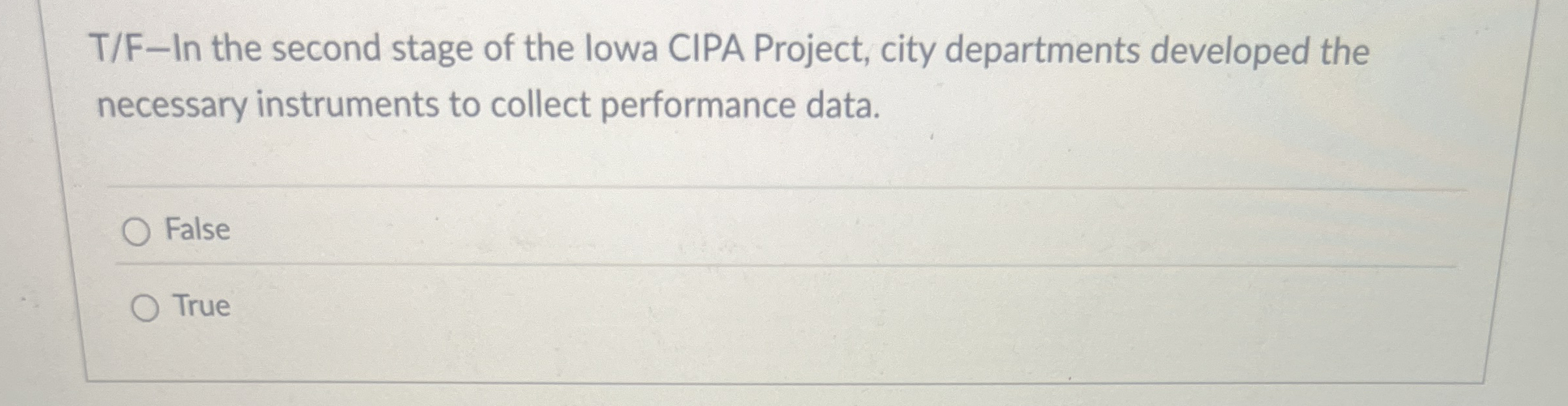 High Quality SOLUTION T/F-In the second stage of the lowa CIPA Project ...
