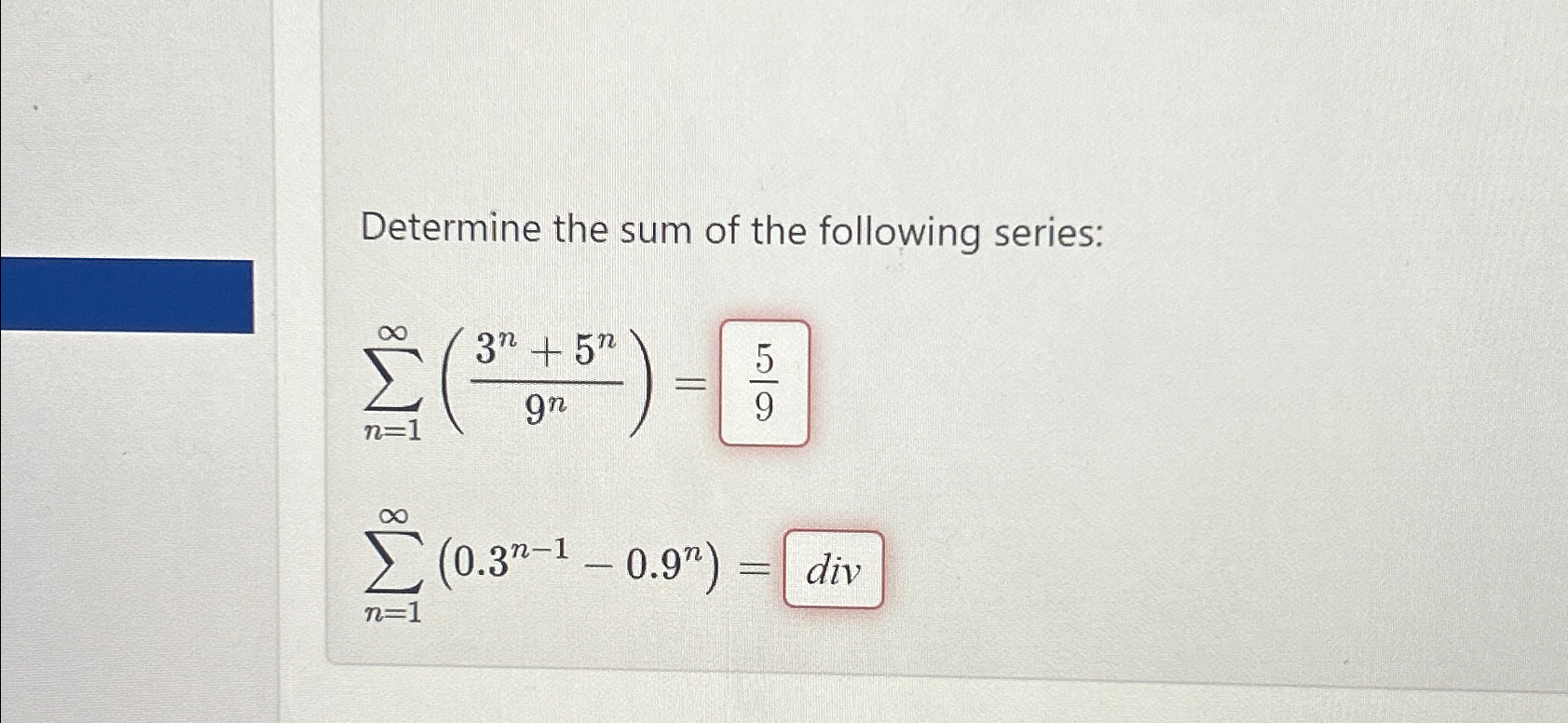 Solved Determine the sum of the following | Chegg.com