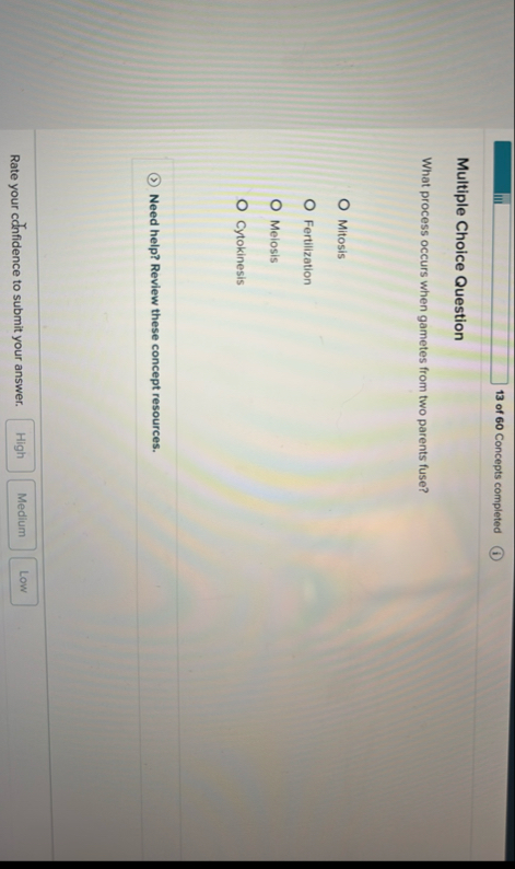 Solved 13 ﻿of 60 ﻿Concepts completedMultiple Choice | Chegg.com