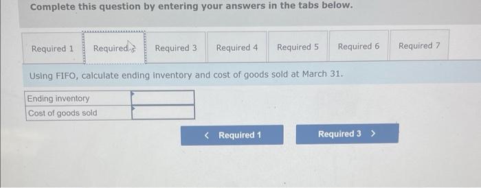 Solved Problem 6-2A (Algo) Calculate ending inventory, cost | Chegg.com