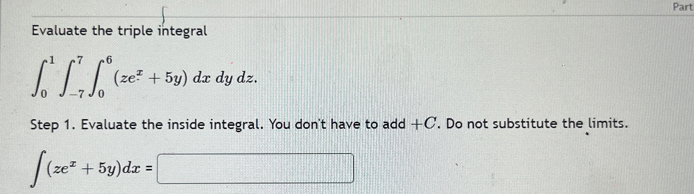 Solved Evaluate the triple | Chegg.com