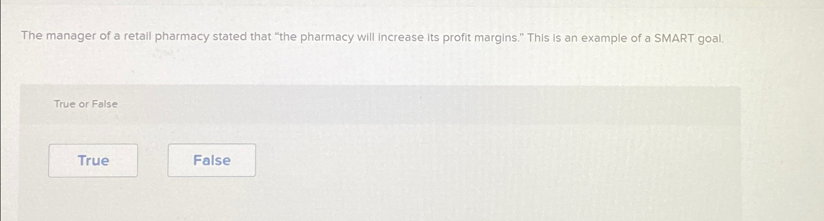 Solved The manager of a retail pharmacy stated that "the | Chegg.com