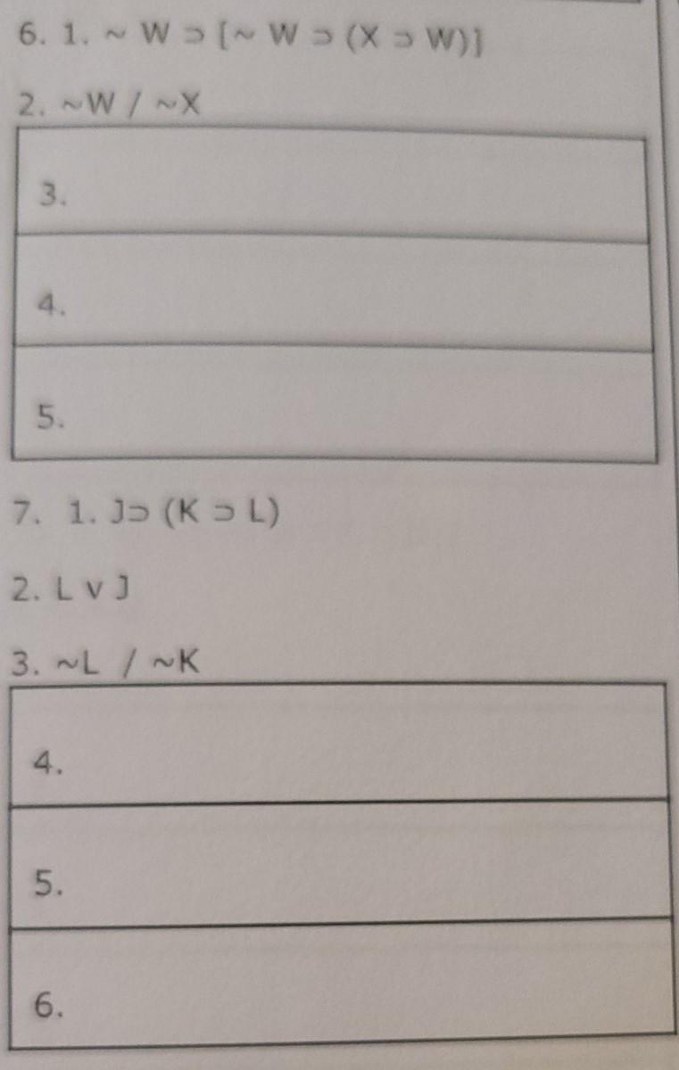 Solved Logic Natural Deduction Homework 4 Complete the | Chegg.com