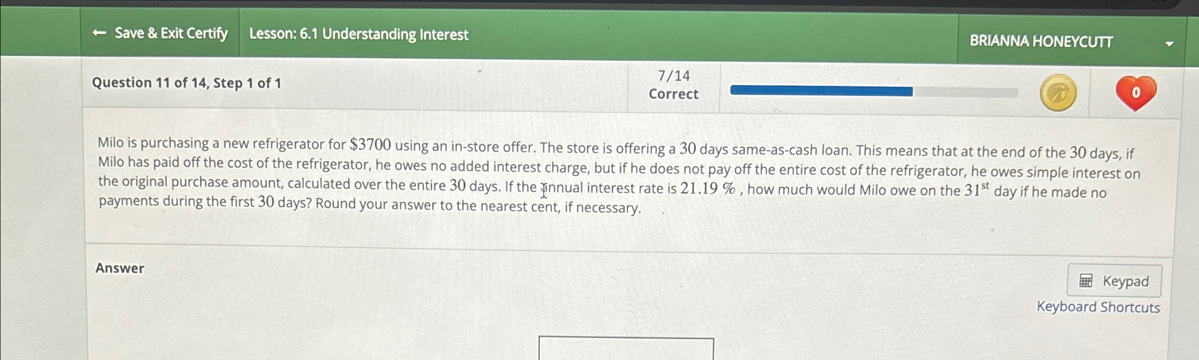 Solved Save & Exit CertifyLesson: 6.1 ﻿Understanding | Chegg.com
