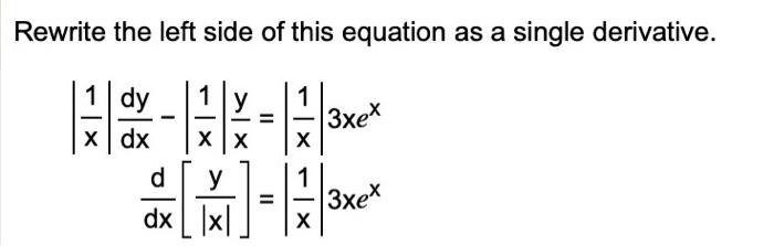 Solved Rewrite the left side of this equation as a single | Chegg.com