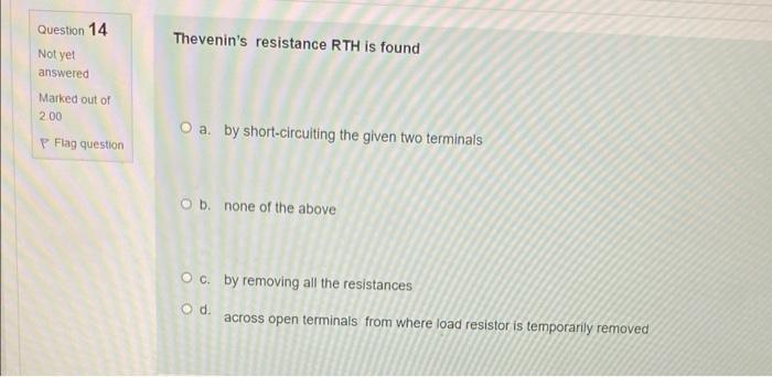 Solved While calculating Rth in Thevenin's and Norton's | Chegg.com