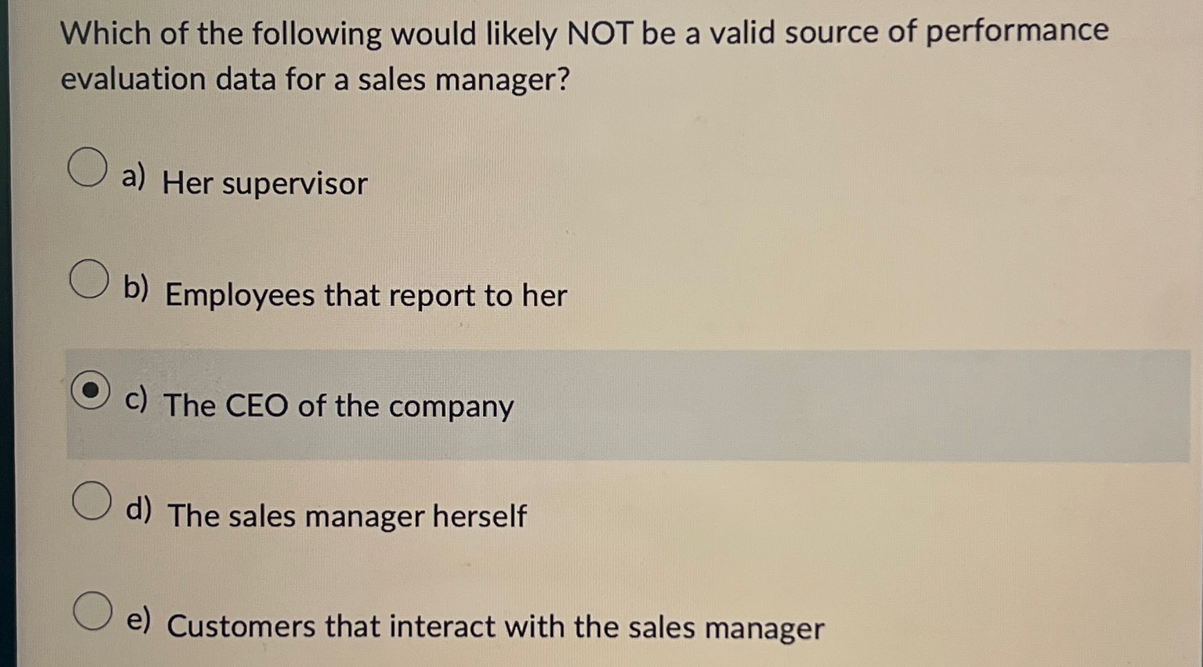 Solved Which of the following would likely NOT be a valid | Chegg.com