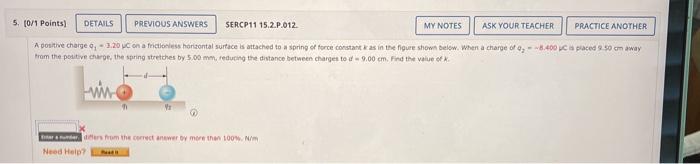 Solved 5 10 1 Points Details Previous Answers Sercp11