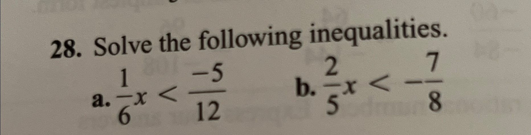 Solved Solve the following | Chegg.com