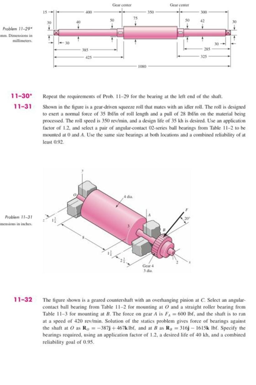 Solved 11-27 The shaft shown in the figure is proposed as a | Chegg.com