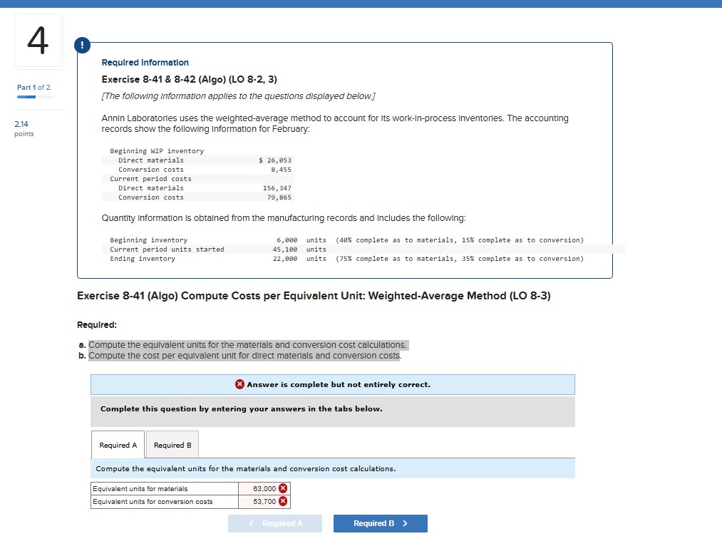 Solved Compute the equivalent units for the materials and | Chegg.com