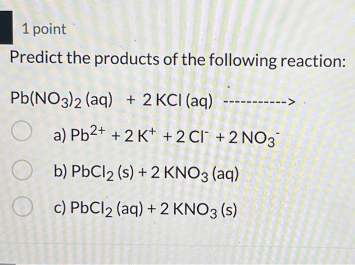 Solved Predict the products of the following reaction: | Chegg.com