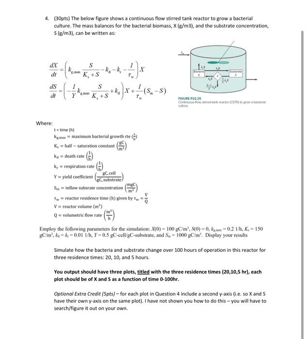 4. (30pts) The below figure shows a continuous flow | Chegg.com