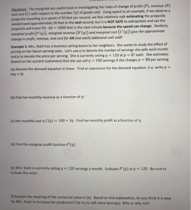Solved Marginals: The marginals are useful tools in | Chegg.com