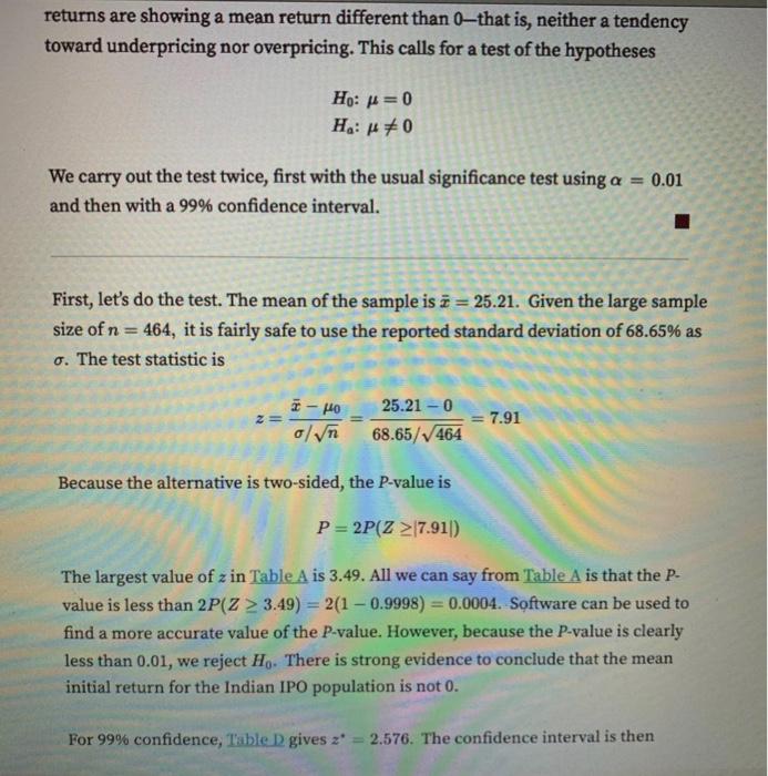 Solved Q1. Review the four common steps to test of | Chegg.com