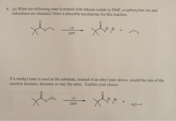 Solved When the following ester is treated with lithium | Chegg.com