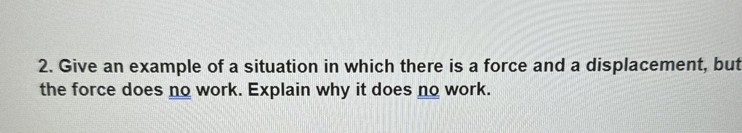 Solved Give an example of a situation in which there is a | Chegg.com