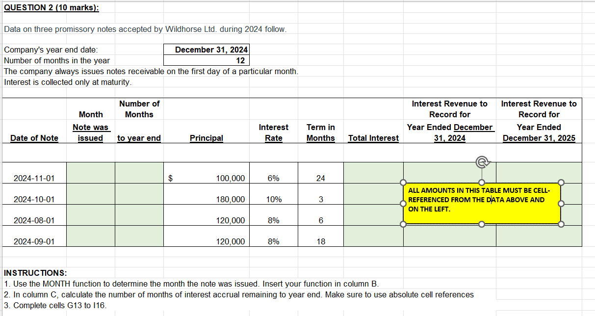 Solved Data on three promissory notes accepted | Chegg.com