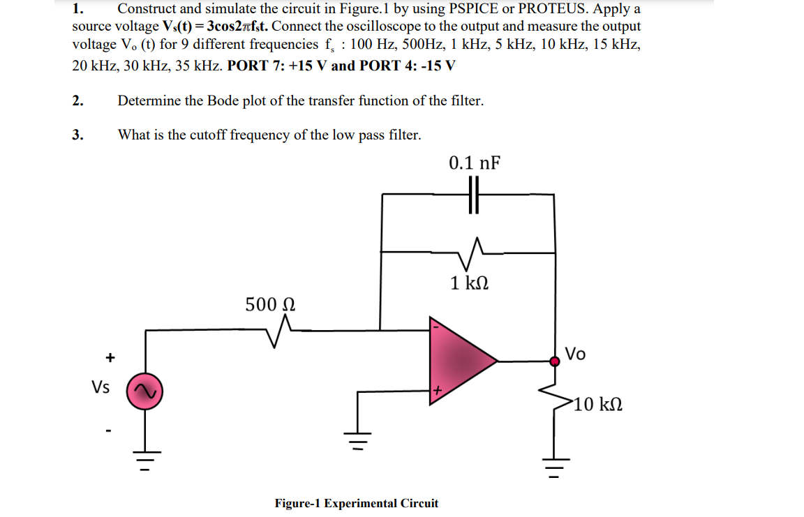 Solved Construct and simulate the circuit in Figure. 1 ﻿by | Chegg.com
