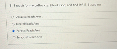 Solved I reach for my coffee cup (thank God) ﻿and find it | Chegg.com