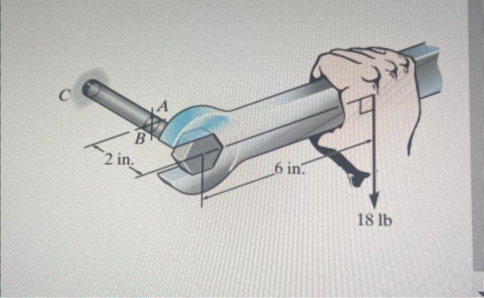 Solved The bolt in (Figure 1) is fixed to its support at C. | Chegg.com