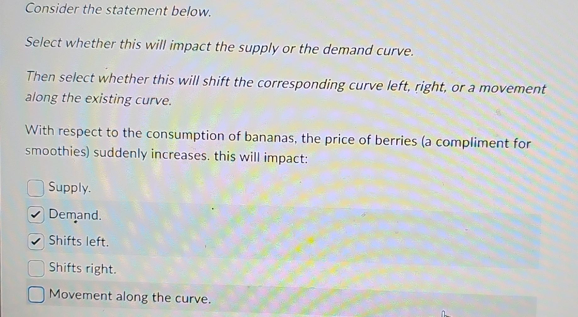 Solved Consider the statement below. Select whether this | Chegg.com