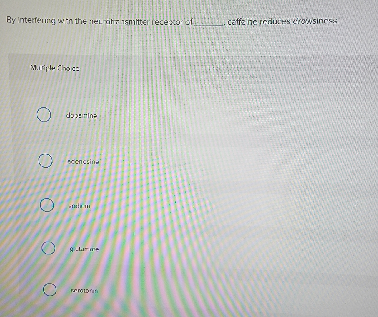 Solved By interfering with the neurotransmitter receptor of | Chegg.com