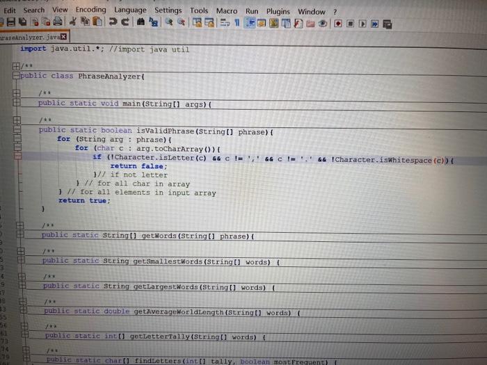 Solved JAVAIn this boolean method I want to detect if the | Chegg.com