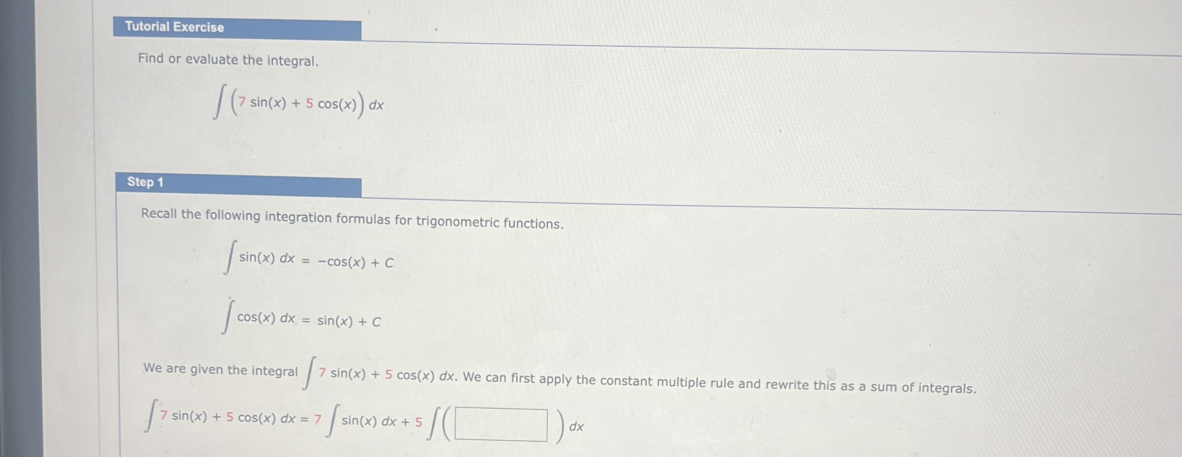 Solved Tutorial ExerciseFind or evaluate the | Chegg.com