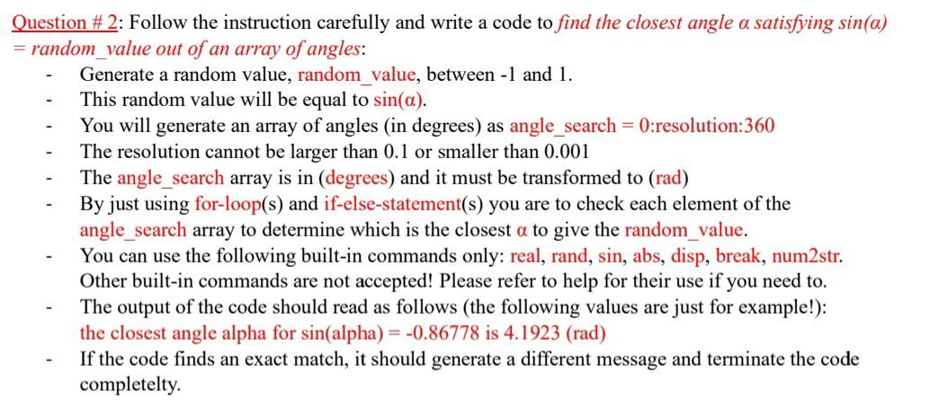 Solved Follow the instruction carefully and write a code to | Chegg.com