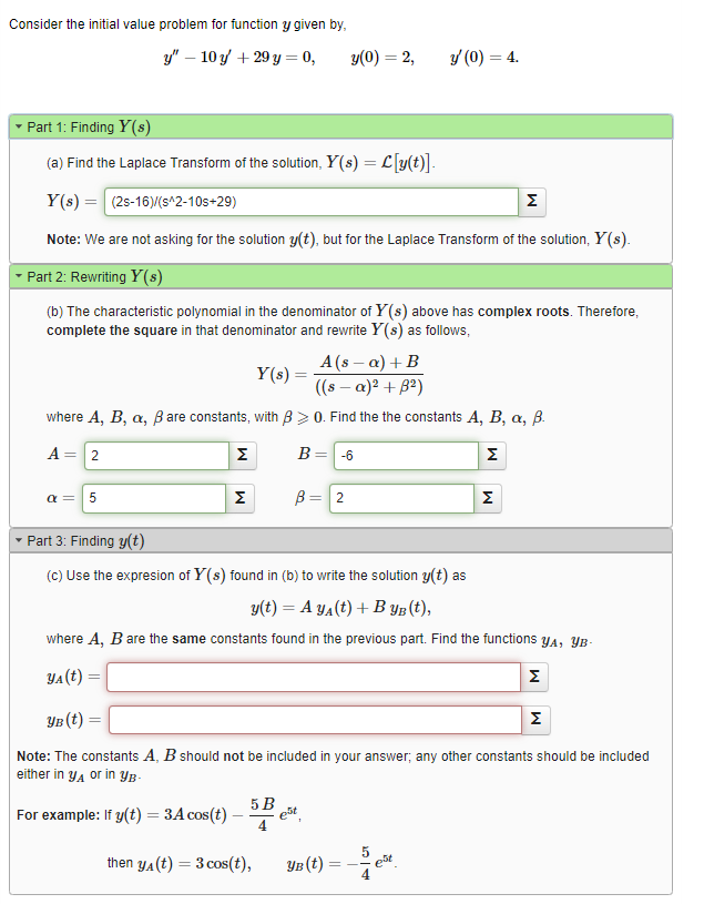 Solved Consider the initial value problem for function y | Chegg.com