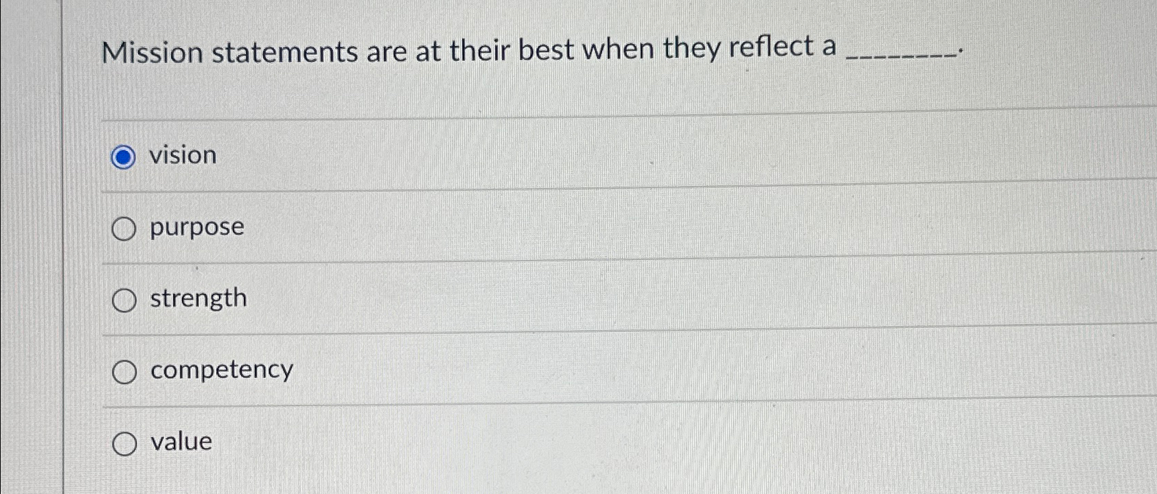 Solved Mission statements are at their best when they | Chegg.com