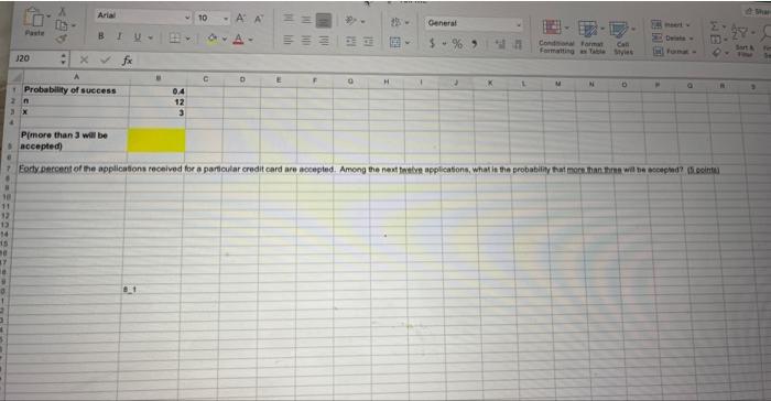 Solved please help with excel formula | Chegg.com