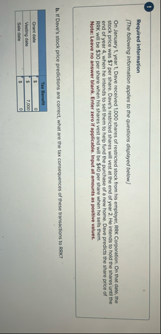 Solved !Required information[The following information | Chegg.com