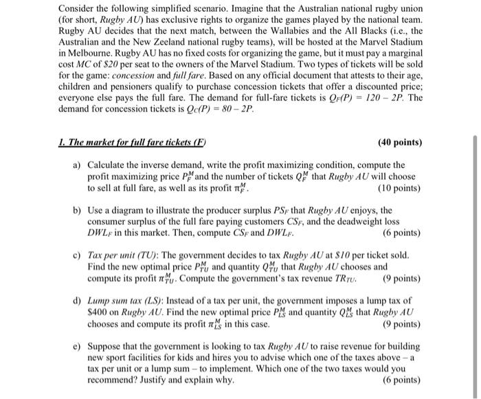 Solved Consider the following simplified scenario. Imagine | Chegg.com