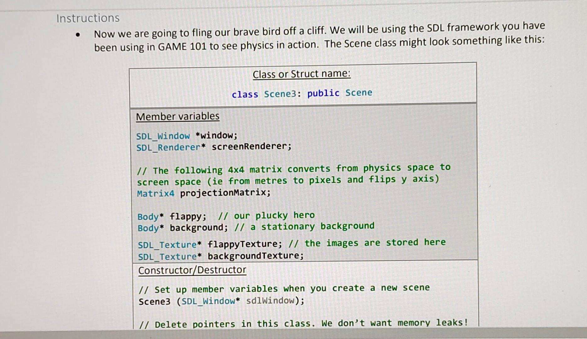 Solved Game Programming - GAME-101-ONA A2 - HandoutThis is a | Chegg.com