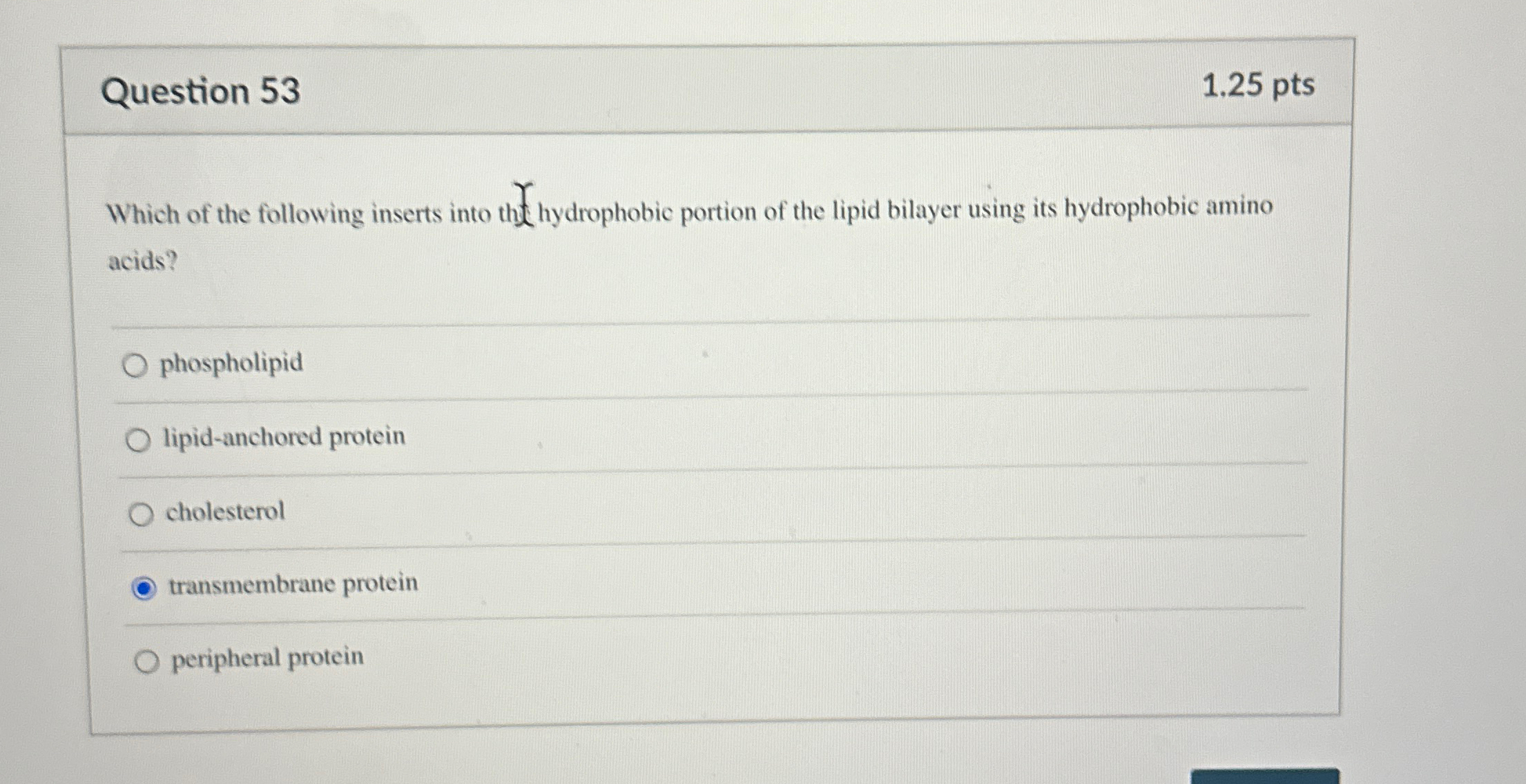 Solved Question 531.25 ﻿ptsWhich of the following inserts | Chegg.com