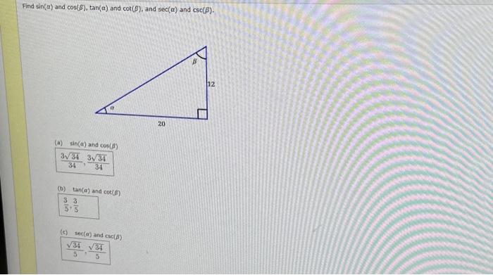 Solved Find \\( \\sin (\\alpha) \\) and \\( \\cos (\\beta), | Chegg.com