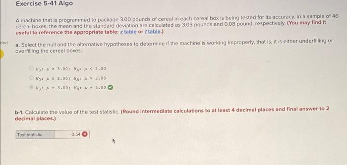 Solved Exercise 5-41 Algo A machine that is programmed to | Chegg.com
